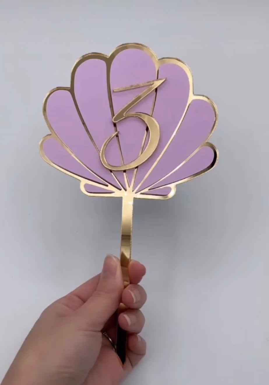 Seashell Cake Topper | Crafty Enchantments